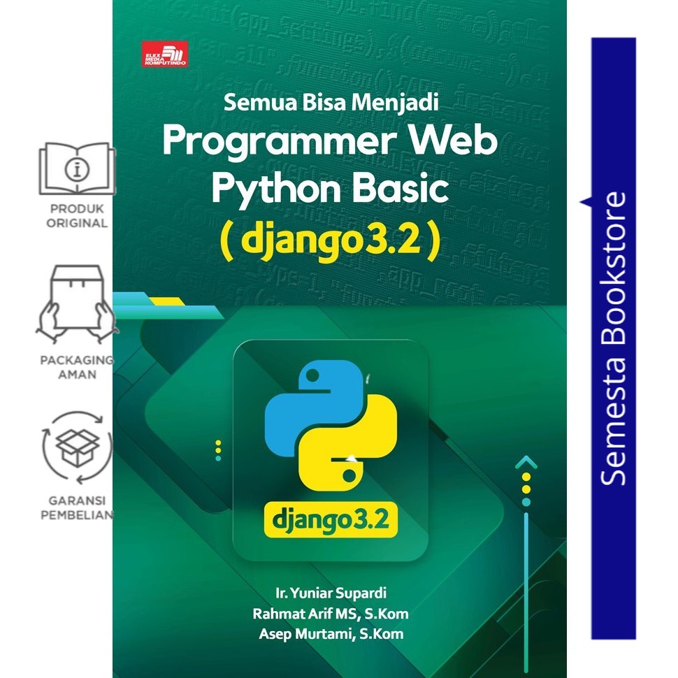 Jual Semua Bisa Menjadi Programmer Web Python Basic Django 32 Buku