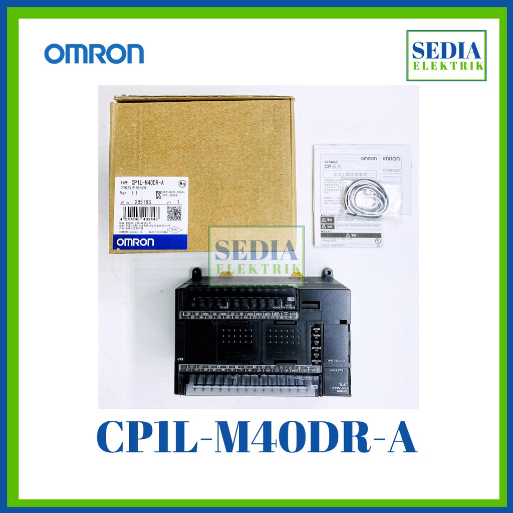 Jual PLC OMRON CP1L-M40DR-A CP1L M40DR A CP1LM40DRA Indonesia|Shopee Indonesia