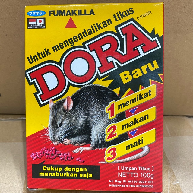 Jual DORA Racun Tikus 100g | Shopee Indonesia Jual DORA Racun Tikus 100g | Shopee Indonesia