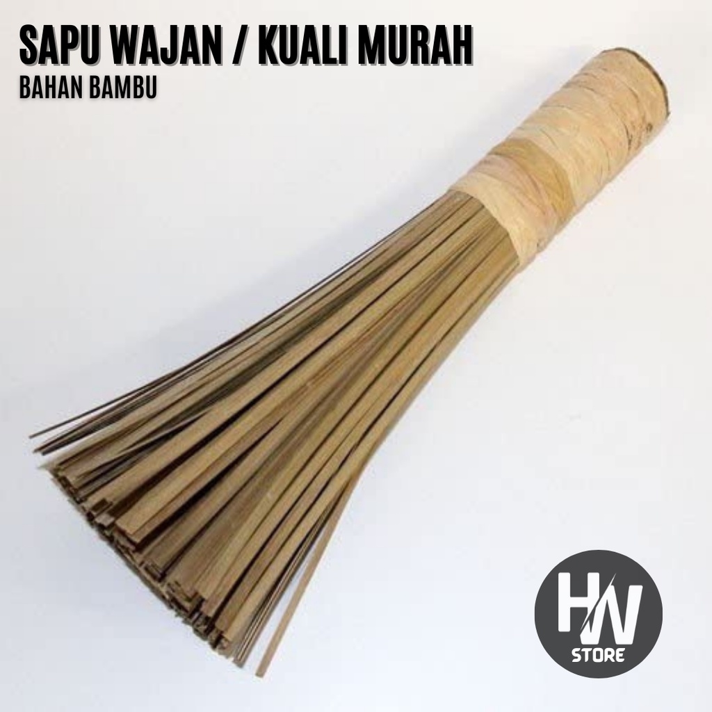 Jual SAPU WAJAN KUALI MURAH / PEMBERSIH KUALI BAMBU BAMBOO LIDI WOK ...