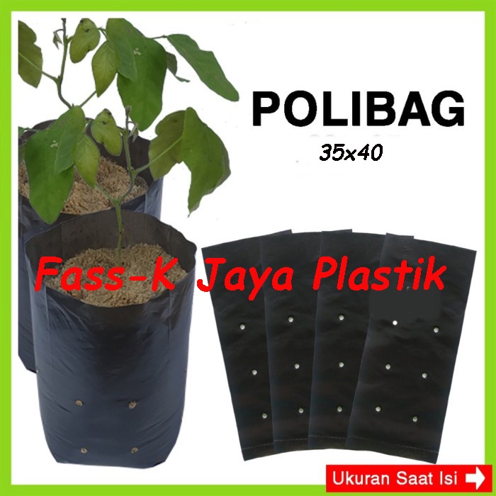 Jual Polybag 35x40 / Polibag 35 x 40 / Polibeg / Polibek / Kantong ...