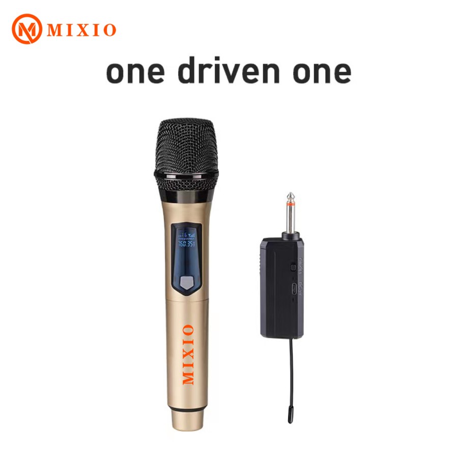 Jual MIXIO MIC Wireless K1 Microphone Karaoke with Receiver System ...