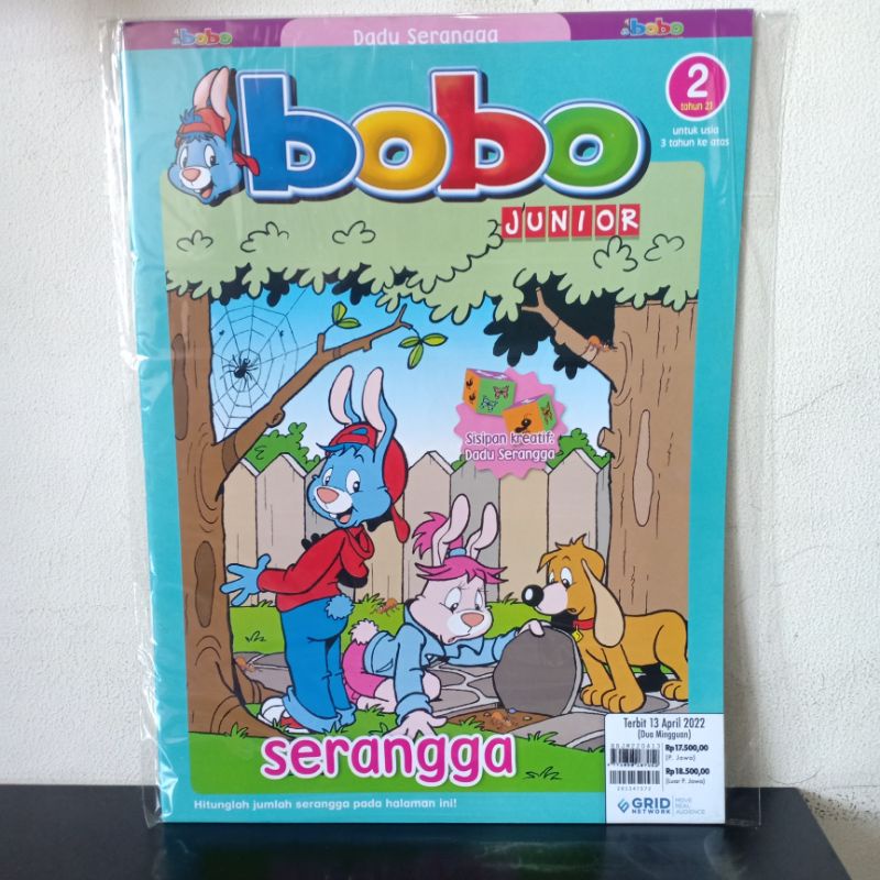 Jual majalah bobo jr edisi 13 April 2022 | Shopee Indonesia