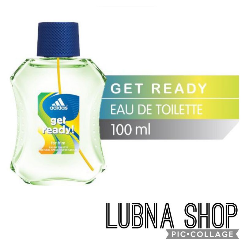 Jual Adidas Get Ready Eau De Toilette 100ml (Original Parfume) | Shopee ...