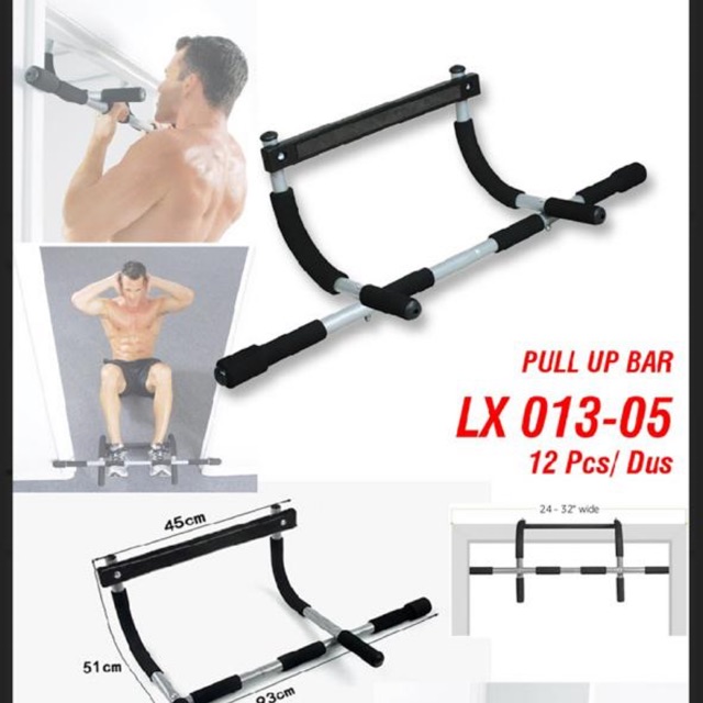 Jual Iron gym original alat fitness PULL UP DIP BAR MULTI GRIP SPEEDS ...