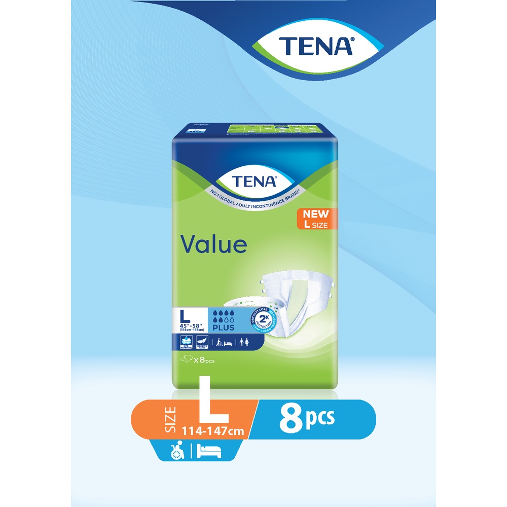 Jual TENA Value Popok Dewasa Perekat L 10s | Shopee Indonesia