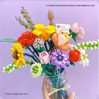Jual Mainan Balok DIY Bangunan Buket Bunga Immortal Untuk Dekorasi ...