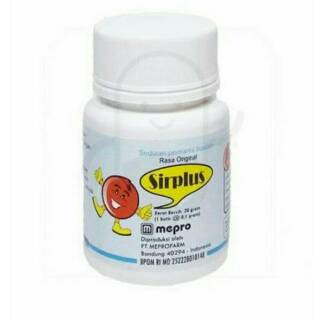 Jual SIRPLUS TABLET 20 GR rasa Original 1 Botol Isi 200 Tablet ...