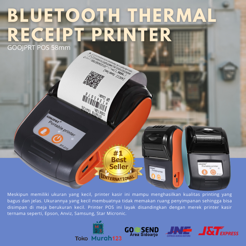 Jual GOOJPRT POS BLUETOOTH THERMAL PRINTER 58 MM | Shopee Indonesia