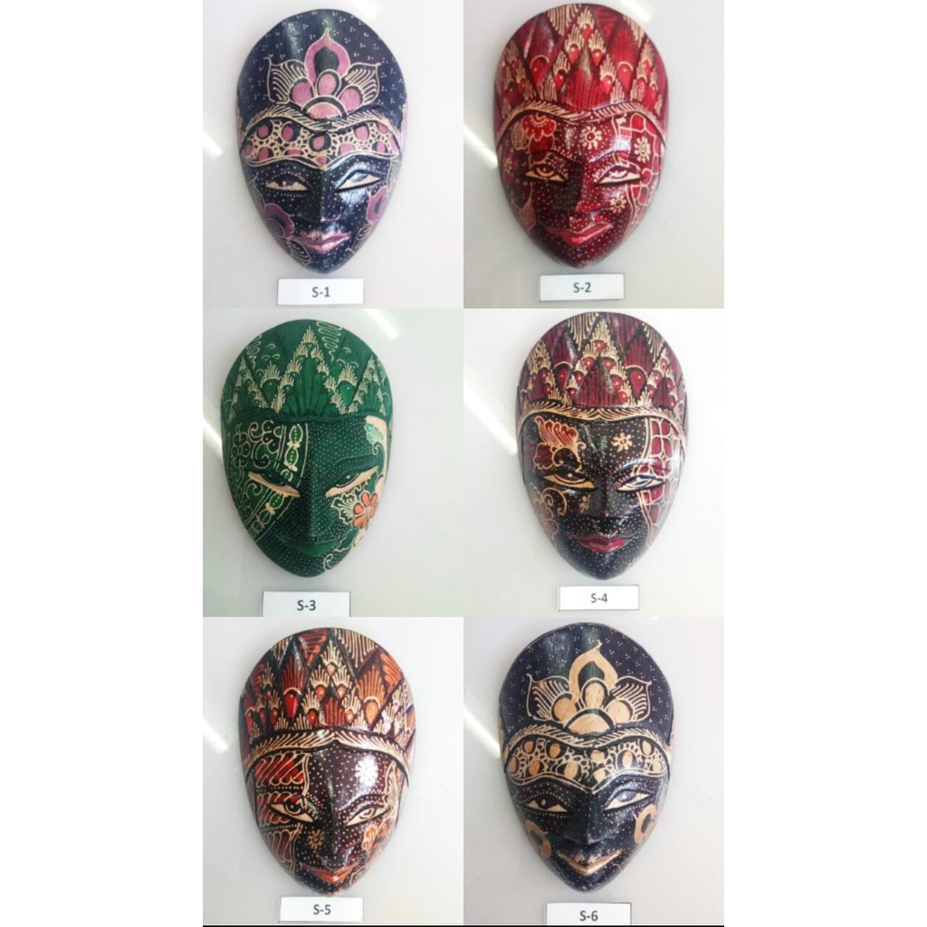 Jual TOPENG BATIK KAYU - TOPENG MERAK PANJI - HOME DECOR - HIASAN ...