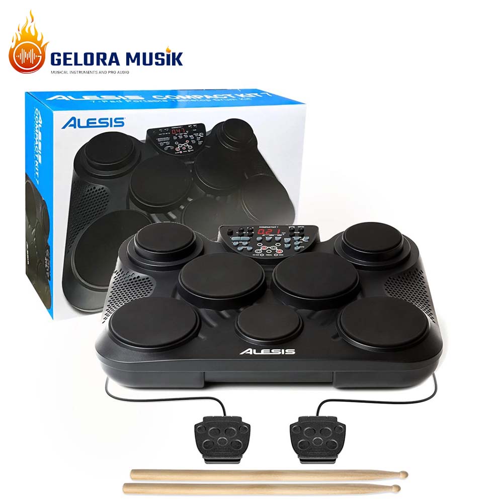 Jual Drum Elektrik Alesis Compact Kit 7, Tabletop 7-PAD | Shopee Indonesia