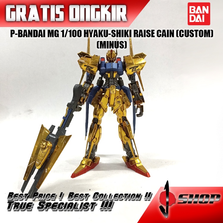 Jual P-BANDAI MG 1/100 HYAKU-SHIKI RAISE CAIN (CUSTOM) LTDMG23 | Shopee ...