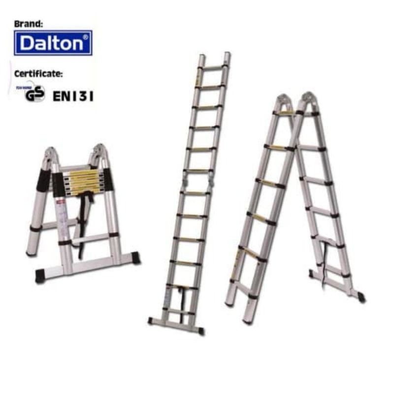 Jual PROMO DALTON ML1001D TANGGA TELESCOPIC DOUBLE 3.8M TANGGA LIPAT ...