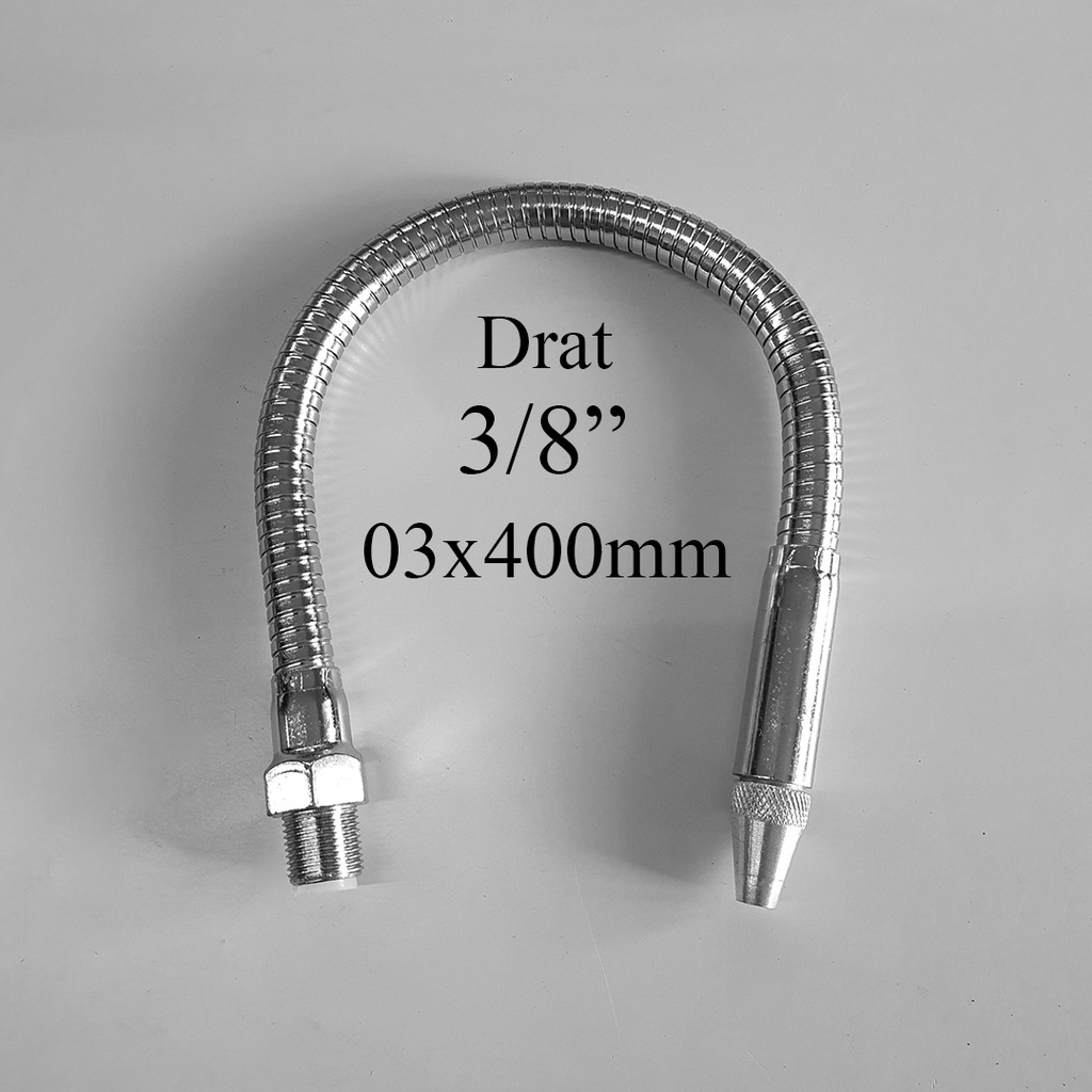 Jual 3/8"*400mm 03 Stainless Steel Flexible Coolant Hose Pipe Selang ...