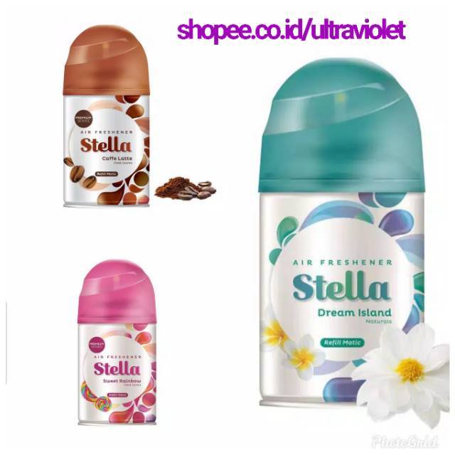 Stella Matic Refil Premium 225 ml / Stella Air Freshener Refill Matic ...