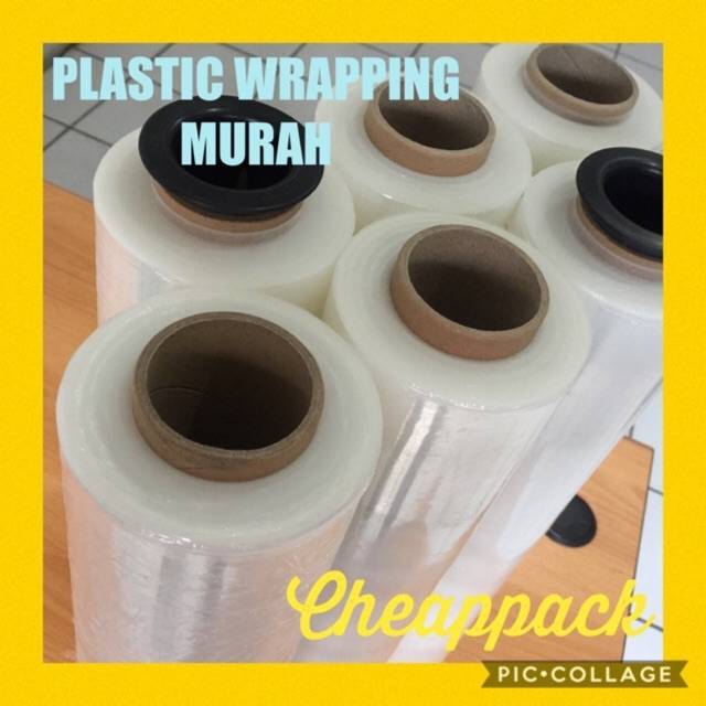 Jual PLASTIK WRAPPING 300M X 50CM/STRETCH FILM 17MIC | Shopee Indonesia