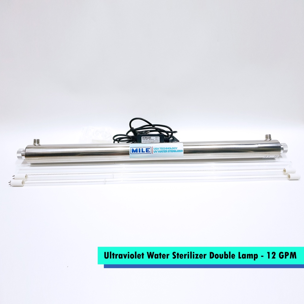 Jual UV 12 Gpm MILE - Double Lamp - Ultraviolet Water Sterilizer | Shopee Indonesia