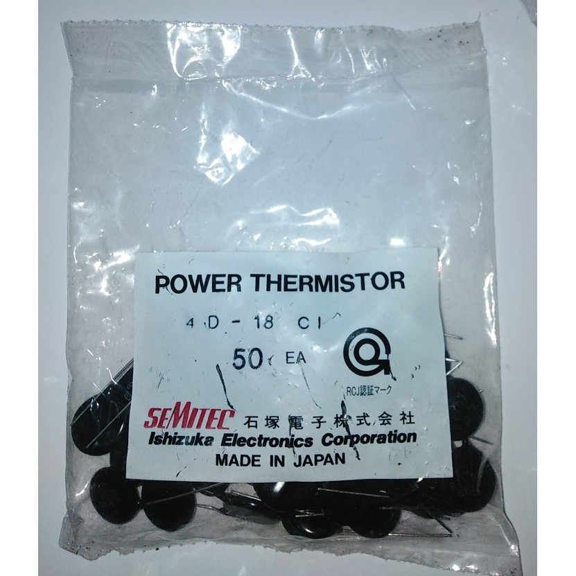 Jual power thermistor 4D - 18 CI SEMITEC MADE IN JAPAN | Shopee Indonesia