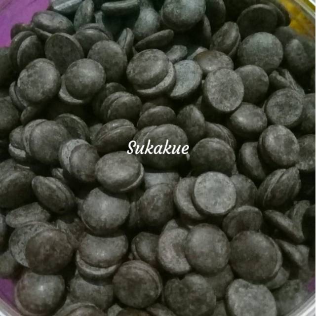 Jual choco chip couverture compound chocolate white coklat putih drops ...