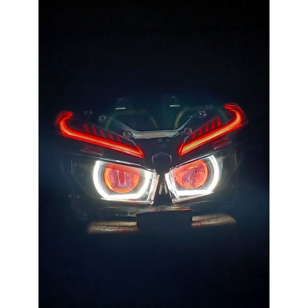 Jual PAKET HEADLAMP/REFLEKTOR PROJIE BILED VARIO LED NEW 125/150 ...