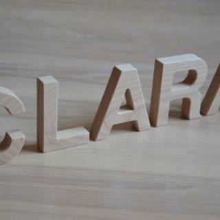 Jual Huruf kayu font kayu jati belanda wood letters nomor kayu dekorasi ...