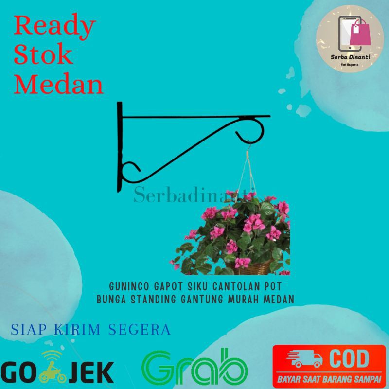 Jual GUNINCO GAPOT SIKU Cantolan Pot Bunga Standing Gantung Murah Medan ...