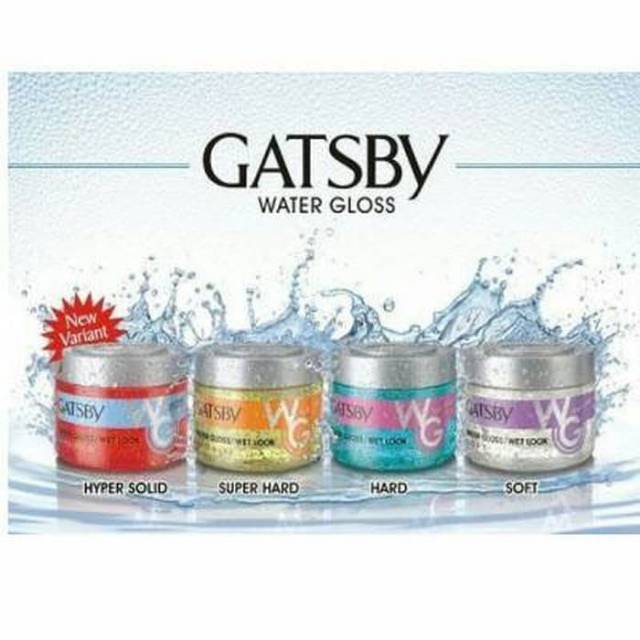 Jual Gatsby ORIGINAL WG WATER GLOSS besar MERAH jumbo wet look 300 gram ...