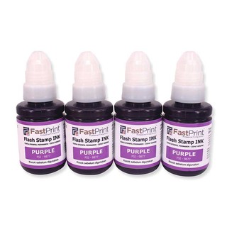 Jual Tinta Stempel Flash Kilat Warna Ungu Purple Stamp Ink 135ML ...