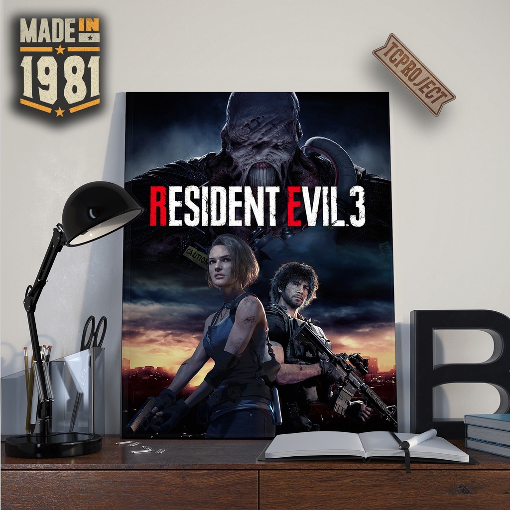 Jual Poster Resident evil 3 PS4 - Poster Kayu - Hiasan Dinding | Shopee ...