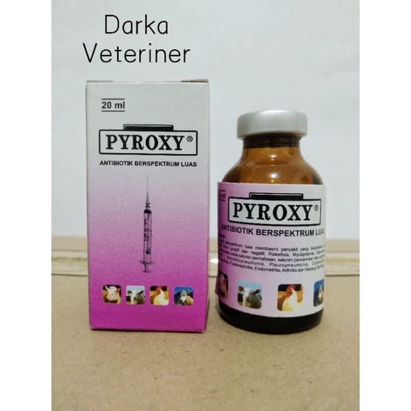 Jual Pyroxy 20ml (Antibiotik Berspektrum Luas) Indonesia|Shopee Indonesia