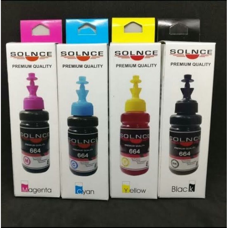 Jual Tinta Epson 664 /673 Compatible Solnce (dye) | Shopee Indonesia