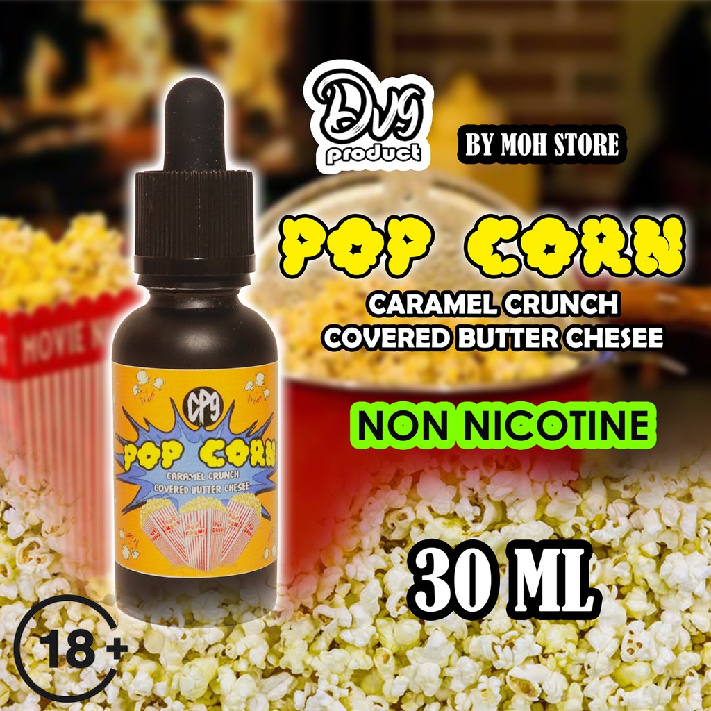 Liquid Non Nicotine Dv9 PopCorn Caramel with ButterCheese 30ml Vape ...
