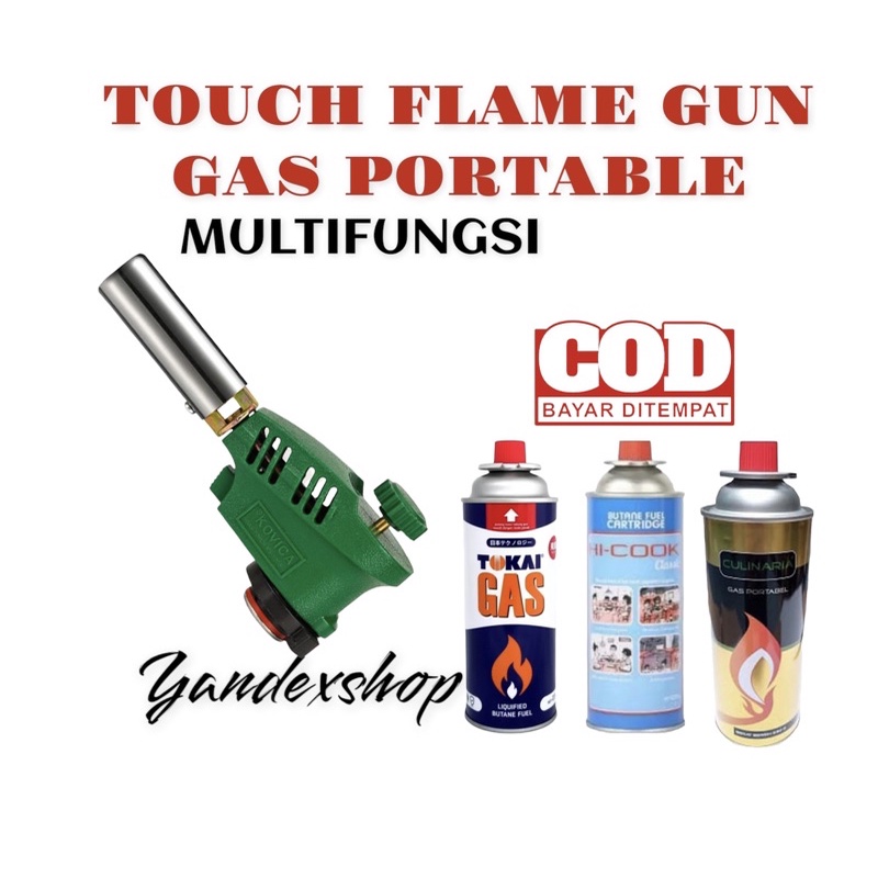 Jual PAKET MASAK !! HEAD TORCH GUN KEPALA GAS TORCH FLAME GUN ALAT BBQ ...