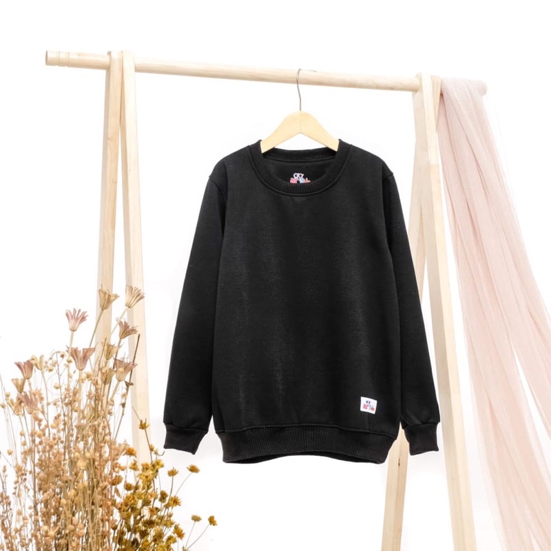 Jual Crewneck Sweater Anak Polos ( Bisa dipakai Anak Laki-laki maupun ...