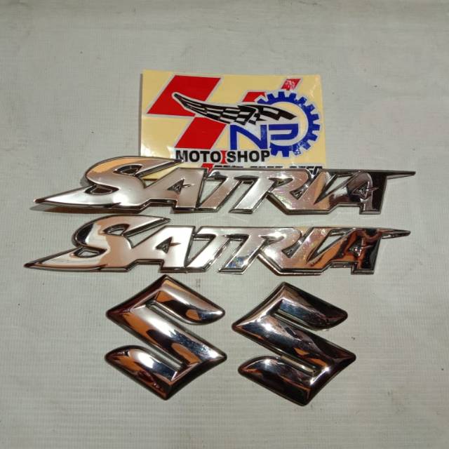 Jual EMBLEM SATRIA DAN LOGO S SATRIA FU | Shopee Indonesia