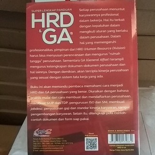 Jual Buku Super Lengkap Panduan HRD &GA | Shopee Indonesia