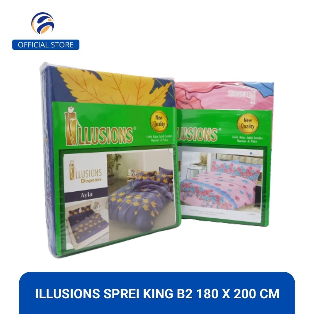 Jual Illusions Sprei King B2 180 x 200 cm | Shopee Indonesia