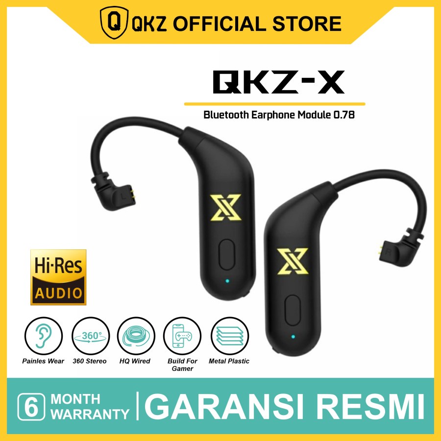 Jual QKZ-X Bluetooth Earphone Module Connector Bluetooth 5.0 Hi Res ...