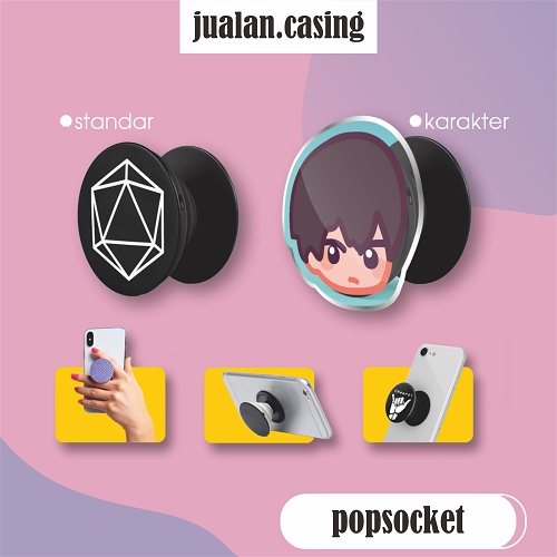 Jual POP SOCKET BIASA DAN POPSOCKET ACRYLIC (AKRILIK) | Shopee Indonesia