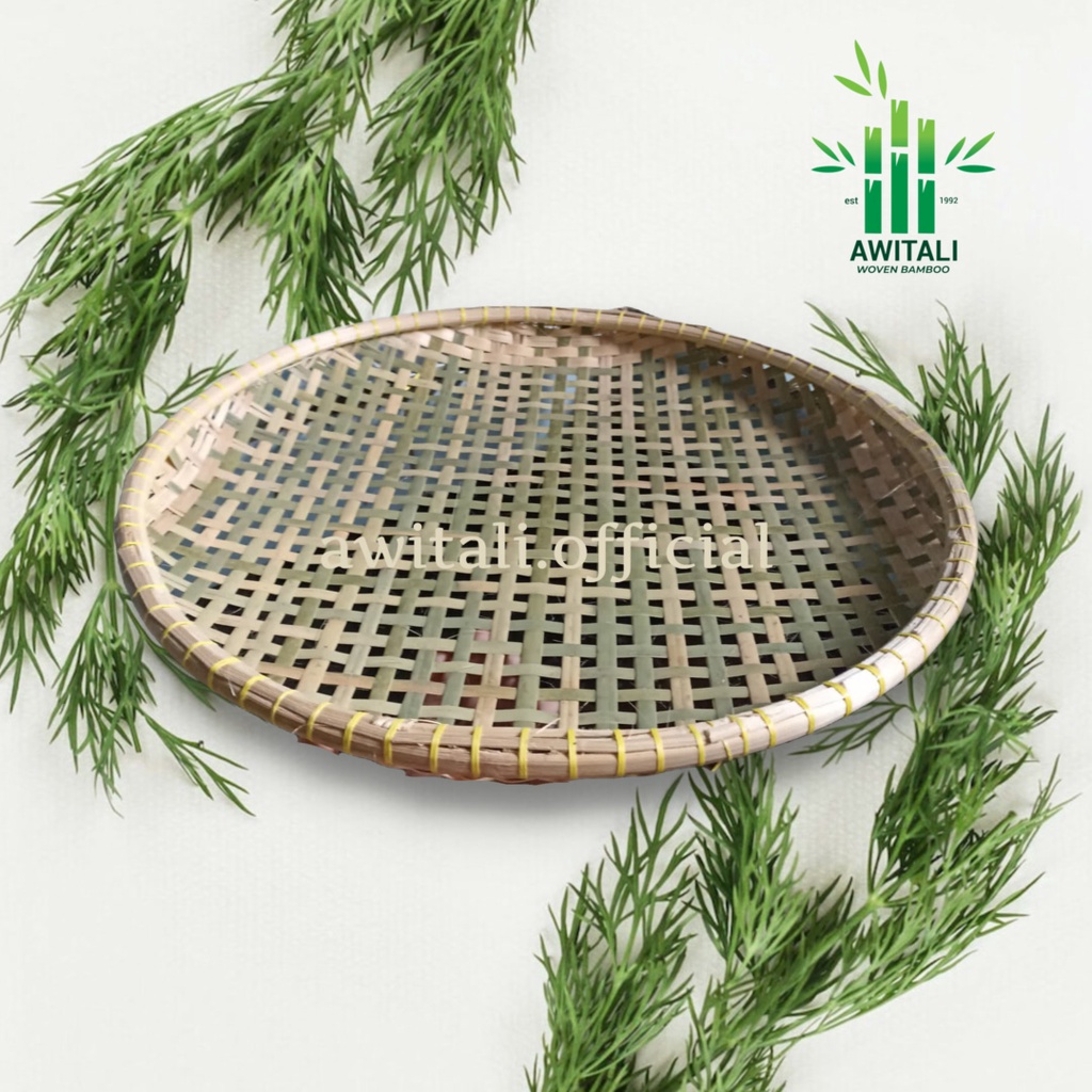 Jual Tampah Bambu Bolong 45cm Kulit Bambu Nampan Jemuran Irig Bambu ...