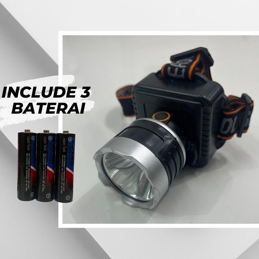 Jual SENTER KEPALA HEADLAMP HIGH QUALITY SUPER TERANG!! | Shopee Indonesia