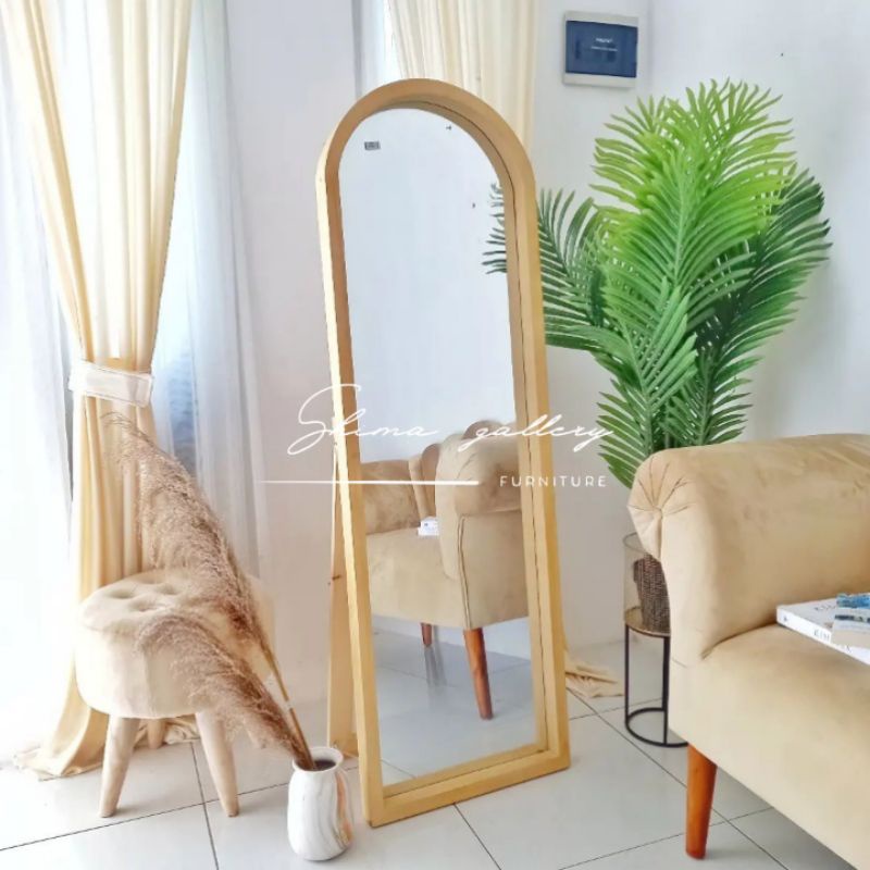 Jual Cermin full badan / Cermin standing kekinian / Cermin modern ...