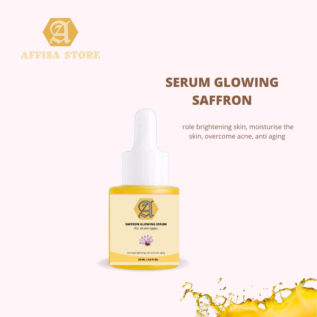 Jual Safron glowing serum natural / Serum saffron 20 ML | Shopee Indonesia