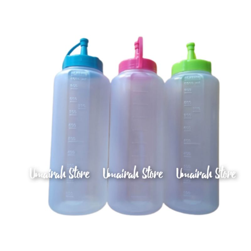 Jual Botol Kecap / Saos 1 Liter (200ml, 350ml, 500ml, 850ml, 1000ml) | Shopee Indonesia