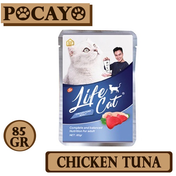Jual Life Cat Pouch Adult Chicken Tuna 85gr | Shopee Indonesia