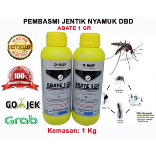 Abate 1GR Pembasmi Jentik Nyamuk DBD Kemasan BOTOL 1 kg | Shopee Indonesia
