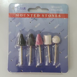 Jual Mounted Stone Set 5 pcs (3mm) Benz batu osco 5 pcs / Mounted stone ...