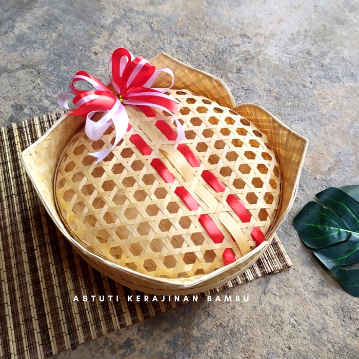 Jual [[KEMERDEKAAN EDITION]] Teratai Bambu Organizer Box Wadah Makanan ...