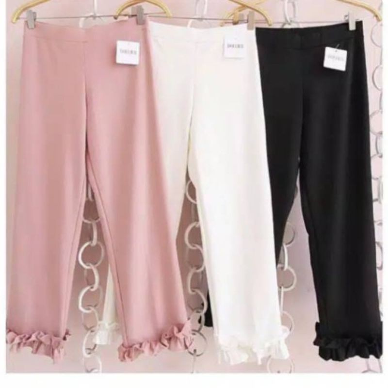 Jual ReX FASHION COCO Ruffle Pants Bahan Twiscone Ukuran Fit L 1R ...
