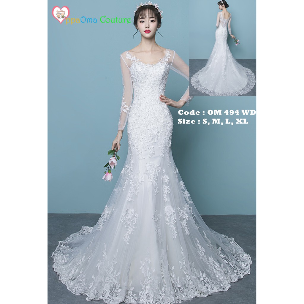 Gaun Pengantin Model Putri Duyung - Model Gaun Pengantin